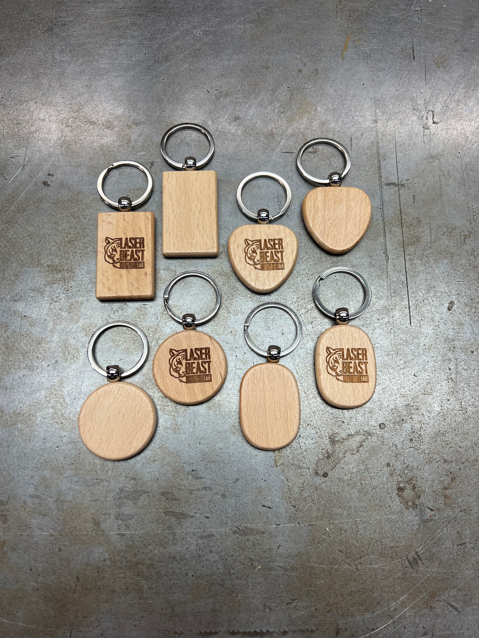 Blank Wood Keychains – LaserBeast Lab