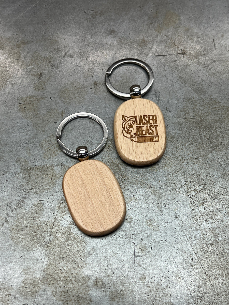 Blank Wood Keychains – LaserBeast Lab