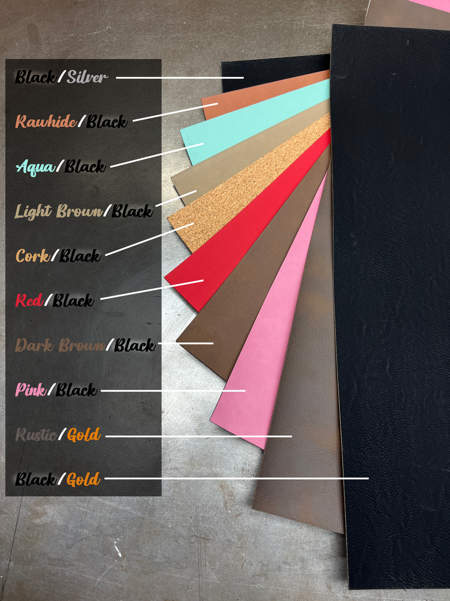 12x18" Leatherette Sheet w/Adhesive – LaserBeast Lab